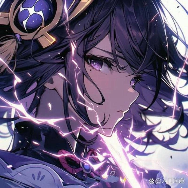 Tải ngay ảnh Raiden Shogun chibi cực dễ thương cho fan